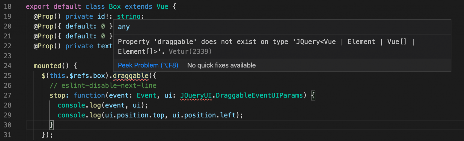 Vuejs X Typescriptのプロジェクトでjquery Uiを使う Hrendohs Tech Memo