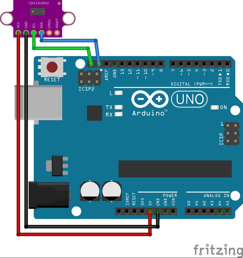 距離センサー VL53L0X の使い方 (Arduino、ESP32) - hrendoh's tech memo