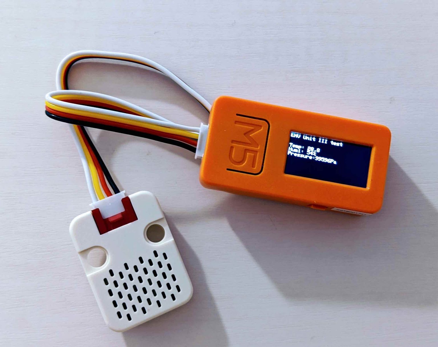 M5Stack ENV III Unit 温湿度気圧センサ (SHT30+QMP6988) の使い方 – hrendoh's tech memo